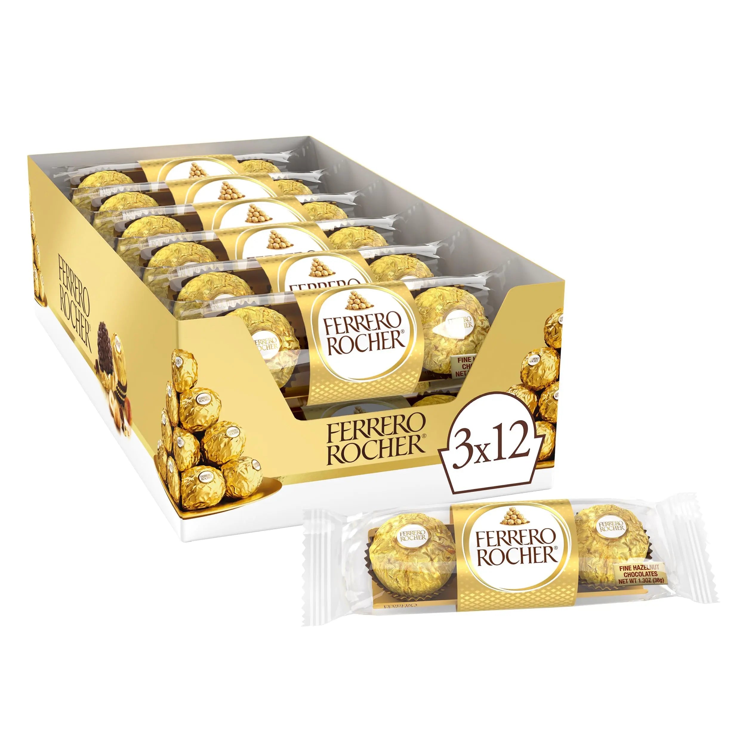 FERRERO ROCHER 12/3 PK - Chase Cash & Carry